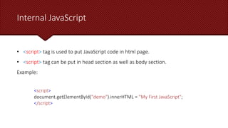 JAVASCRIPT 1.pptx.pptx | Web Development | Internet