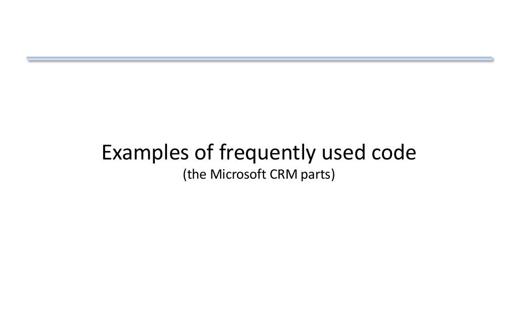 JavaScript 101 for Microsoft CRM 2011