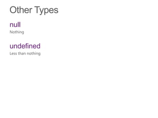 JavaScript fundamental data types and functions | PPT