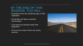 JavaScript - Web Development Fundaments Part 2 - DeepDive Learning ...