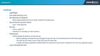 JavaScript and Artificial Intelligence by Aatman & Sagar - AhmedabadJS | PPT