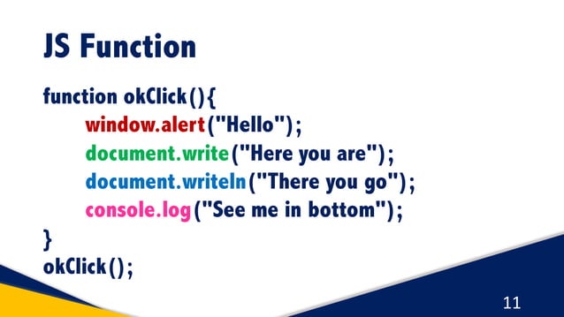 Javascript & DOM - Part 1- Javascript Tutorial for Beginners with Examples | PDF