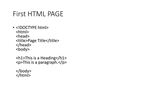 Java script and html new | PPT