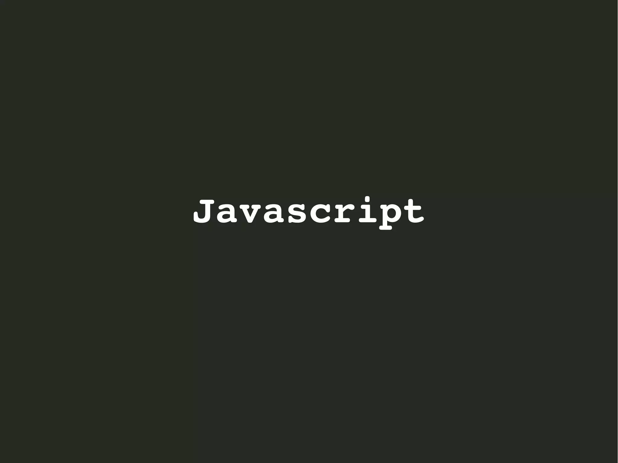 Javascript & jQuery: A pragmatic introduction | ODP | Web Design and ...