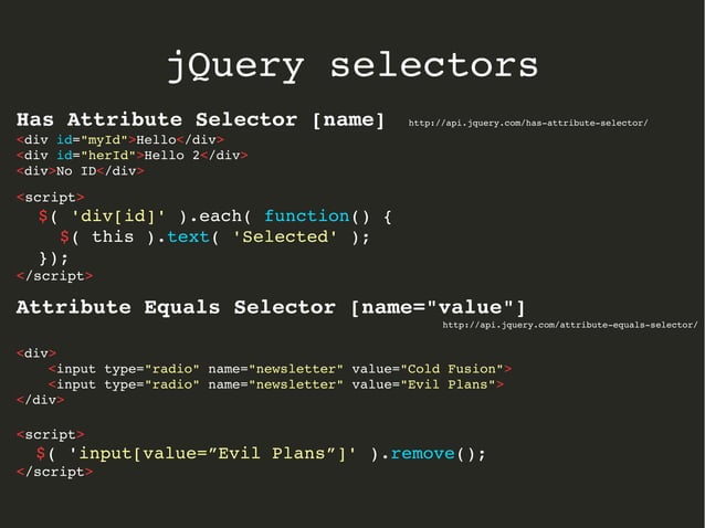Javascript & jQuery: A pragmatic introduction | PPT