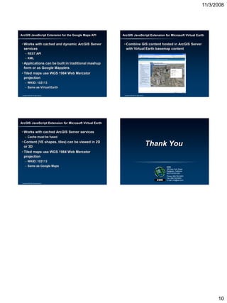 ArcGIS Server Javascript API | PDF