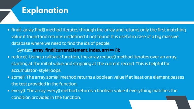 JavaScript: Array Helper Method for Data Manipulation | PPT JavaScript: Array Helper Method for Data Manipulation | PPT