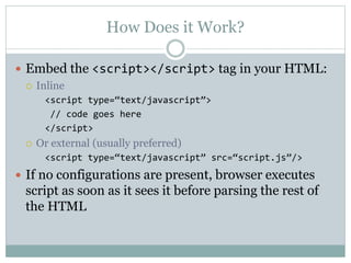 JavaScript Basics | PPT