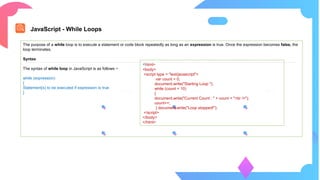 Javascript basics | PDF
