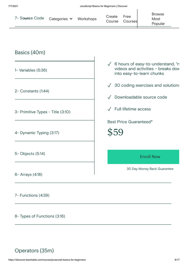 Java script basics for beginners | PDF