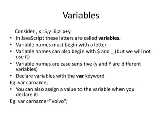 Javascript Basics by Bonny | PPTX | Web Development | Internet
