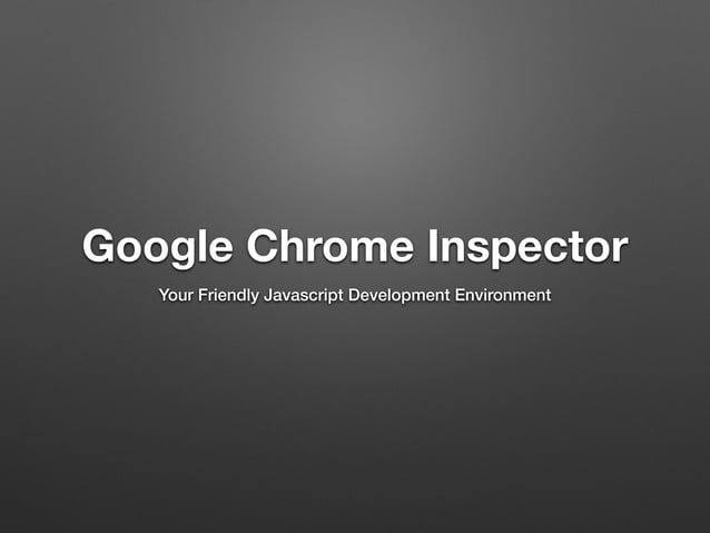 Run around Chrome Inspector | PDF