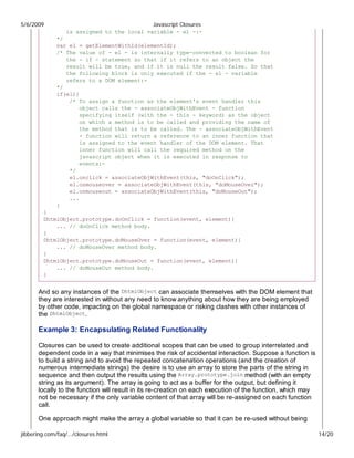 Javascript closures | PDF