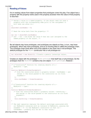 Javascript closures | PDF