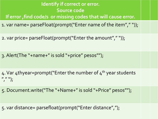 Javascript comparison and logical operators 2 | PPTX