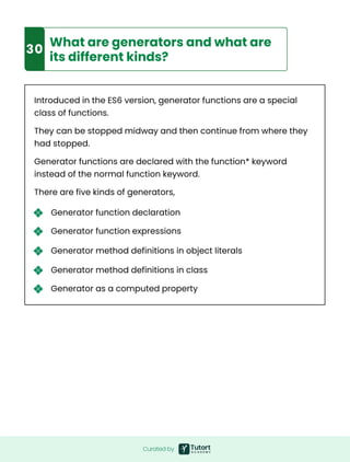 Important JavaScript Concepts Every Developer Must Know | PDF