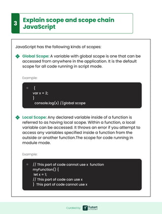 Important JavaScript Concepts Every Developer Must Know | PDF
