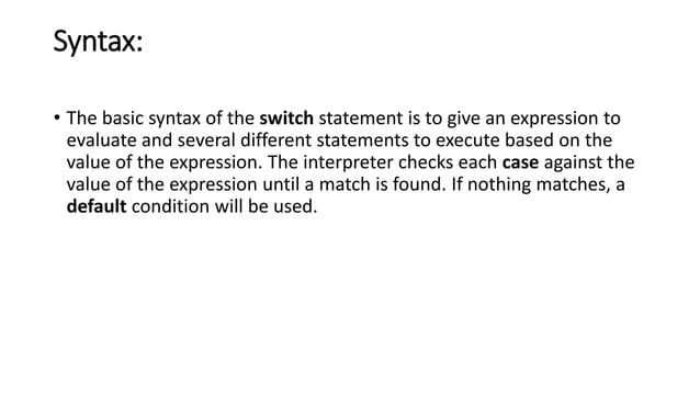 Javascript Conditional Statements Ppt