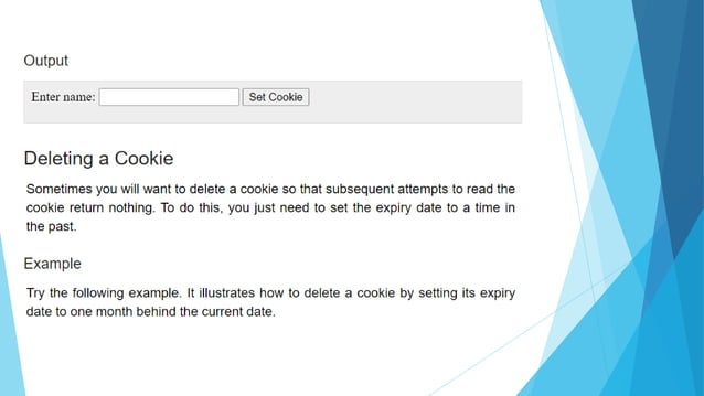 Java script cookies | PPTX