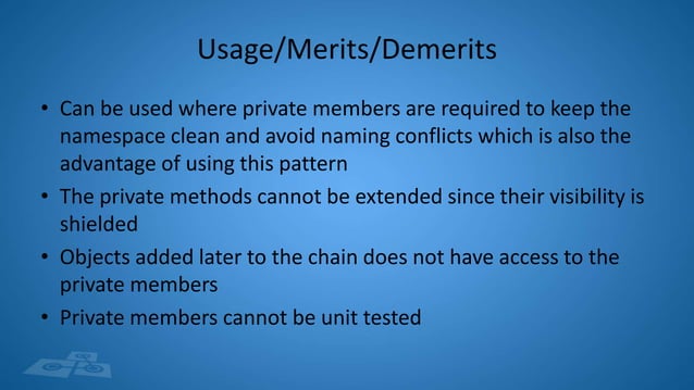 Introduction to Design Patterns in Javascript | PPT
