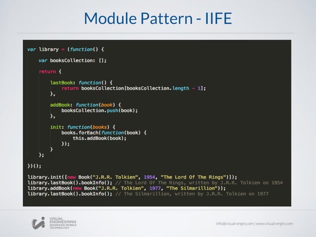 Workshop 2: JavaScript Design Patterns | PPT
