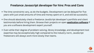 How to Hire JavaScript Developers | PPT
