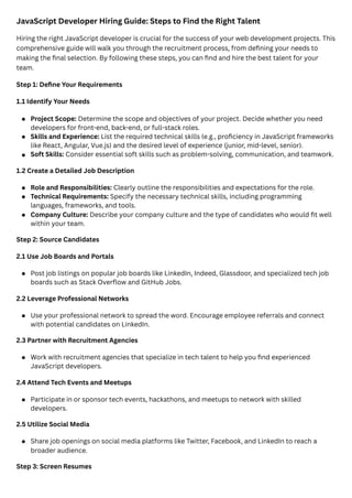 JavaScript Developer Hiring Guide Steps to Find the Right Talent.pdf