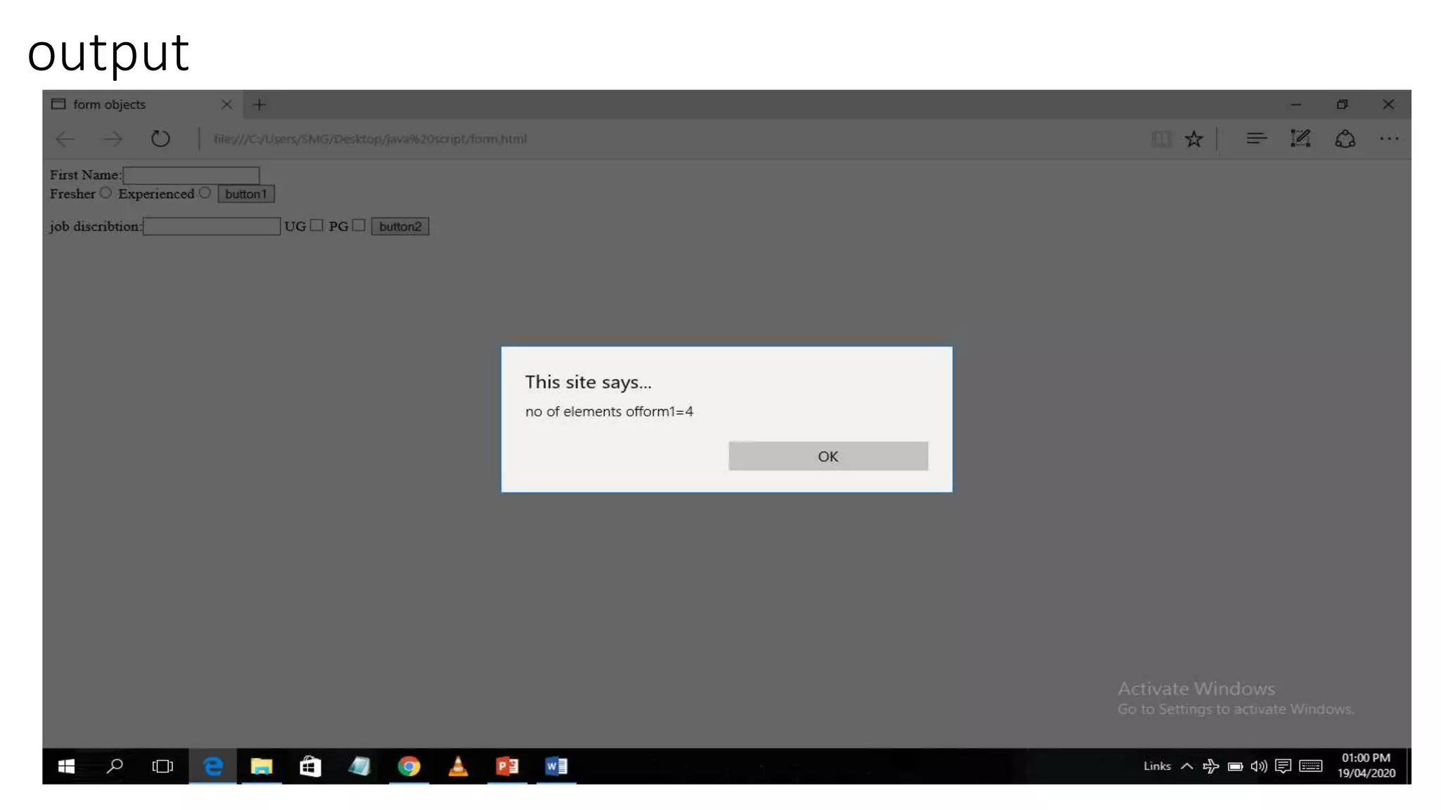 Javascript dom | PPTX