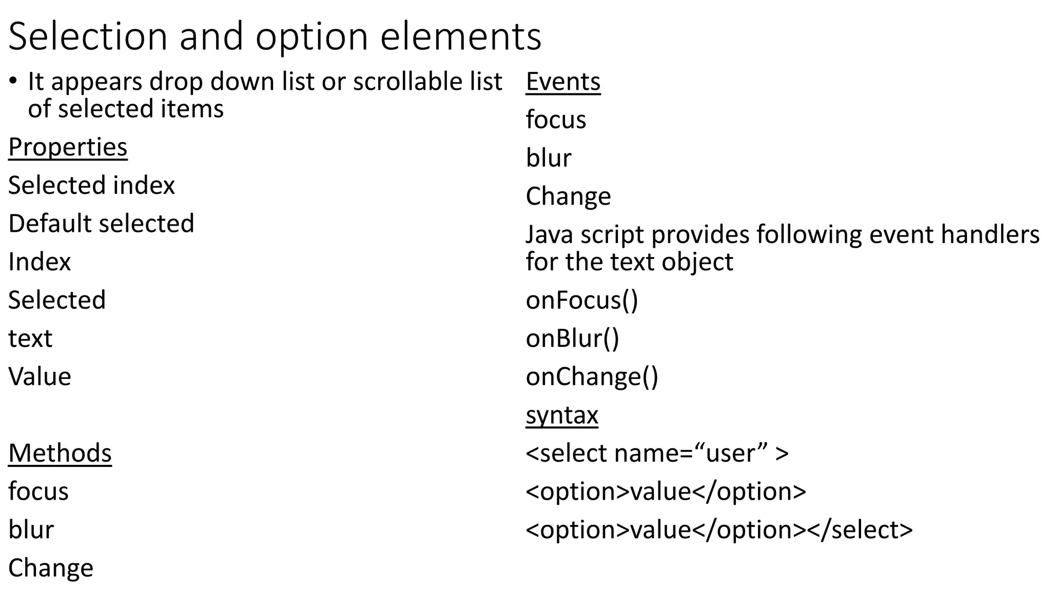 Javascript dom | PPTX
