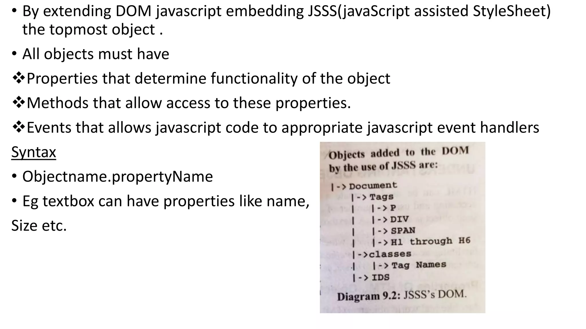 Javascript dom | PPTX