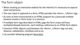 Javascript dom | PPTX