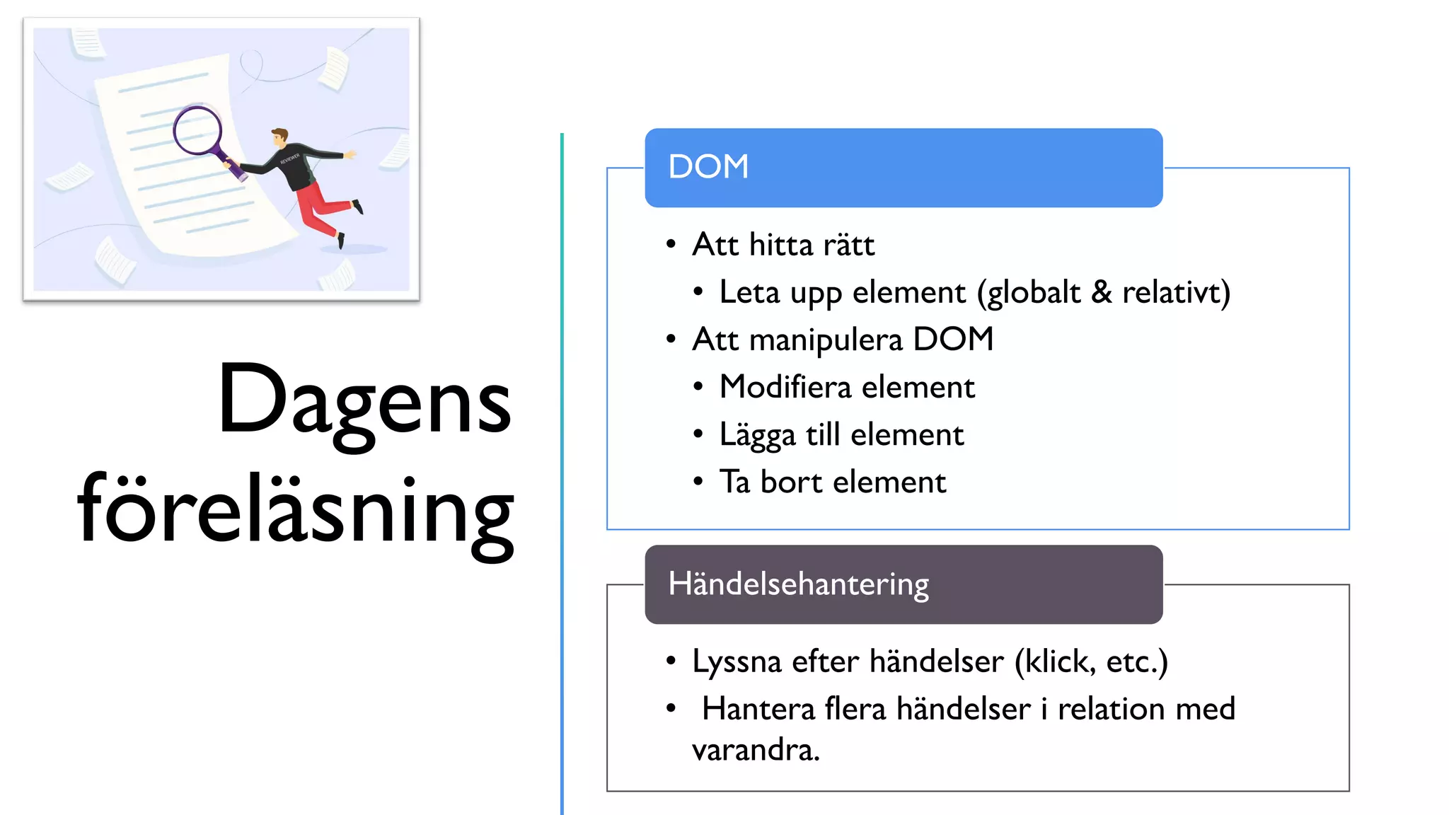 JavaScript & DOM | PPT | Free Download