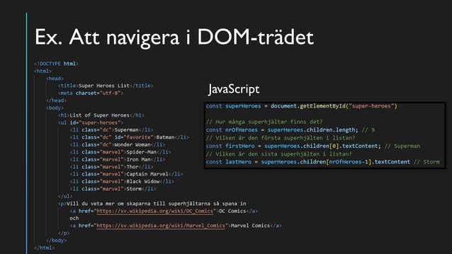 JavaScript & DOM | PPT