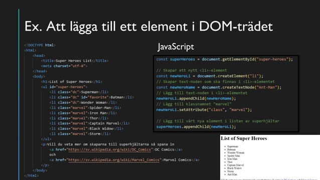 JavaScript & DOM | PPT | Free Download