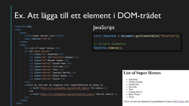 JavaScript & DOM | PPT