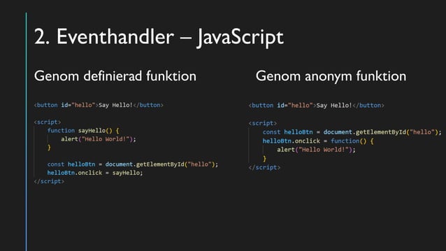 JavaScript & DOM | PPT