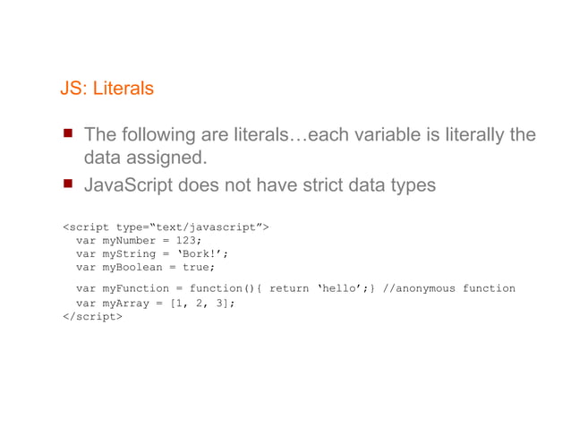 JavaScript & Dom Manipulation | PPT | Web Design and HTML | Internet