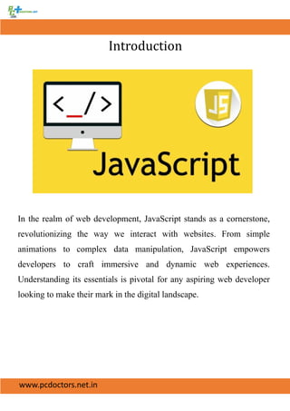 Javascript Essentials: Enhancing Interactivity in Web Development | PDF