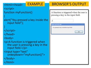 Javascript event handler 2 | PPT
