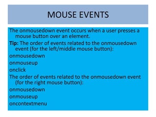 Javascript event handler 2 | PPT
