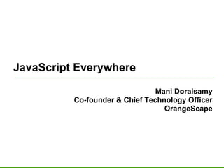 Javascript everywhere | PDF