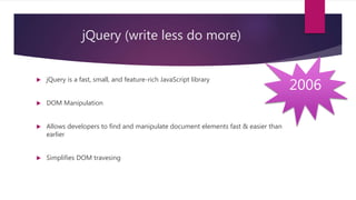 Javascript evolution | PPT