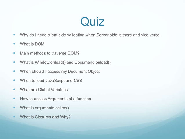 Java scriptforjavadev part1 | PPT
