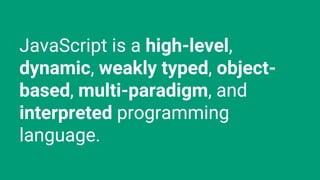 JavaScript for Web Analysts | PPT