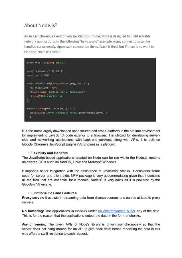 Top 10 Javascript Frameworks For Easy Web Development | PDF