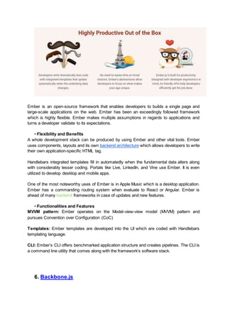 Top 10 Javascript Frameworks For Easy Web Development | PDF