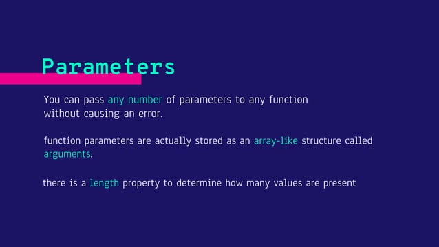 Javascript functions | PPTX
