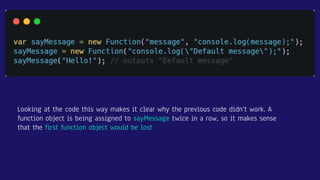 Javascript functions | PPTX