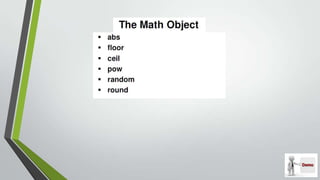 JavaScript Fundamentals | PPTX | Web Development | Internet