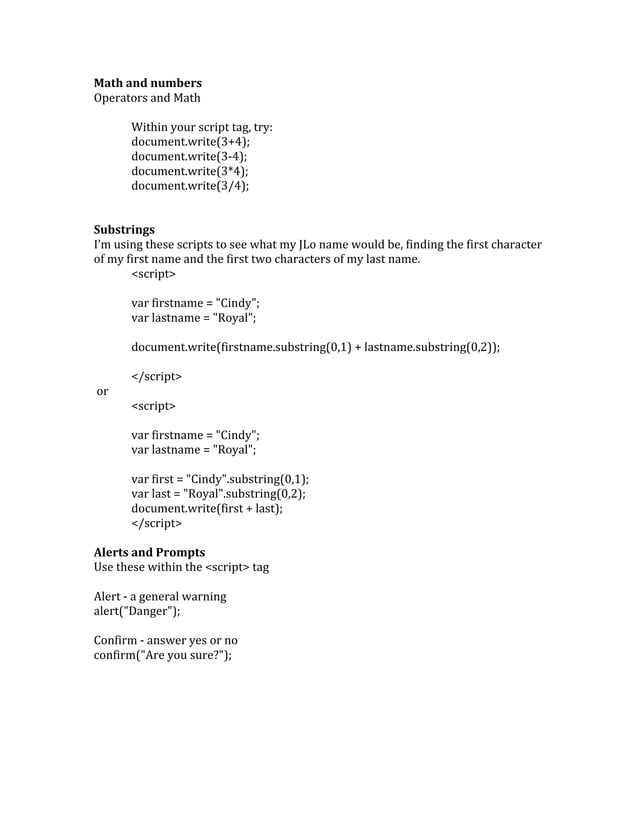 Intro to Programming for Communicators - Hacks/Hackers ATX | PDF